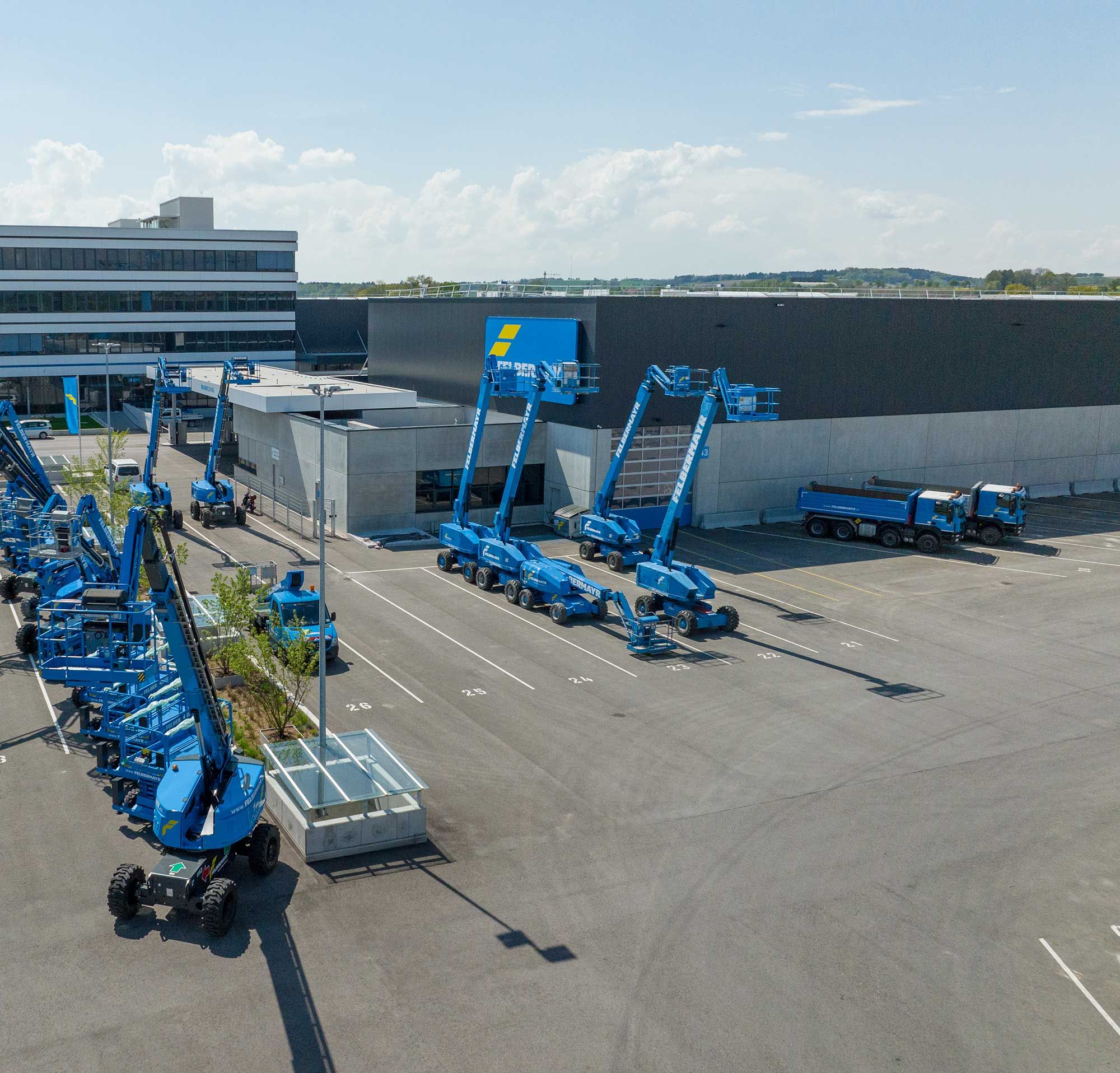 Rental branches for work platforms and lift trucks | FELBERMAYR